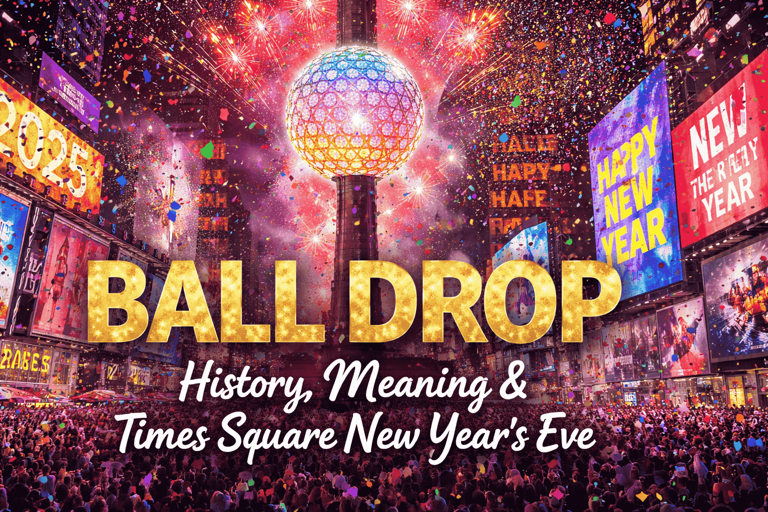 Ball Drop Explained: Times Square New Year’s Eve Tradition - The World ...